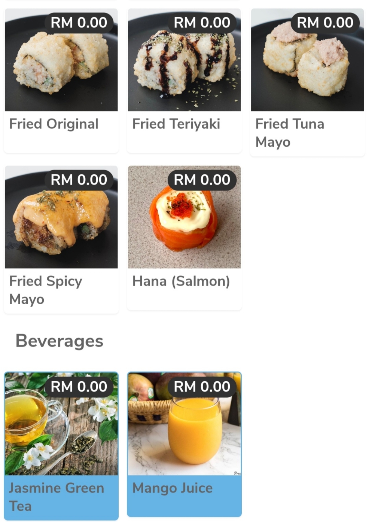Menus of Ding Sushi Seremban 2 on Fooday - Your Trusted Food Guide App