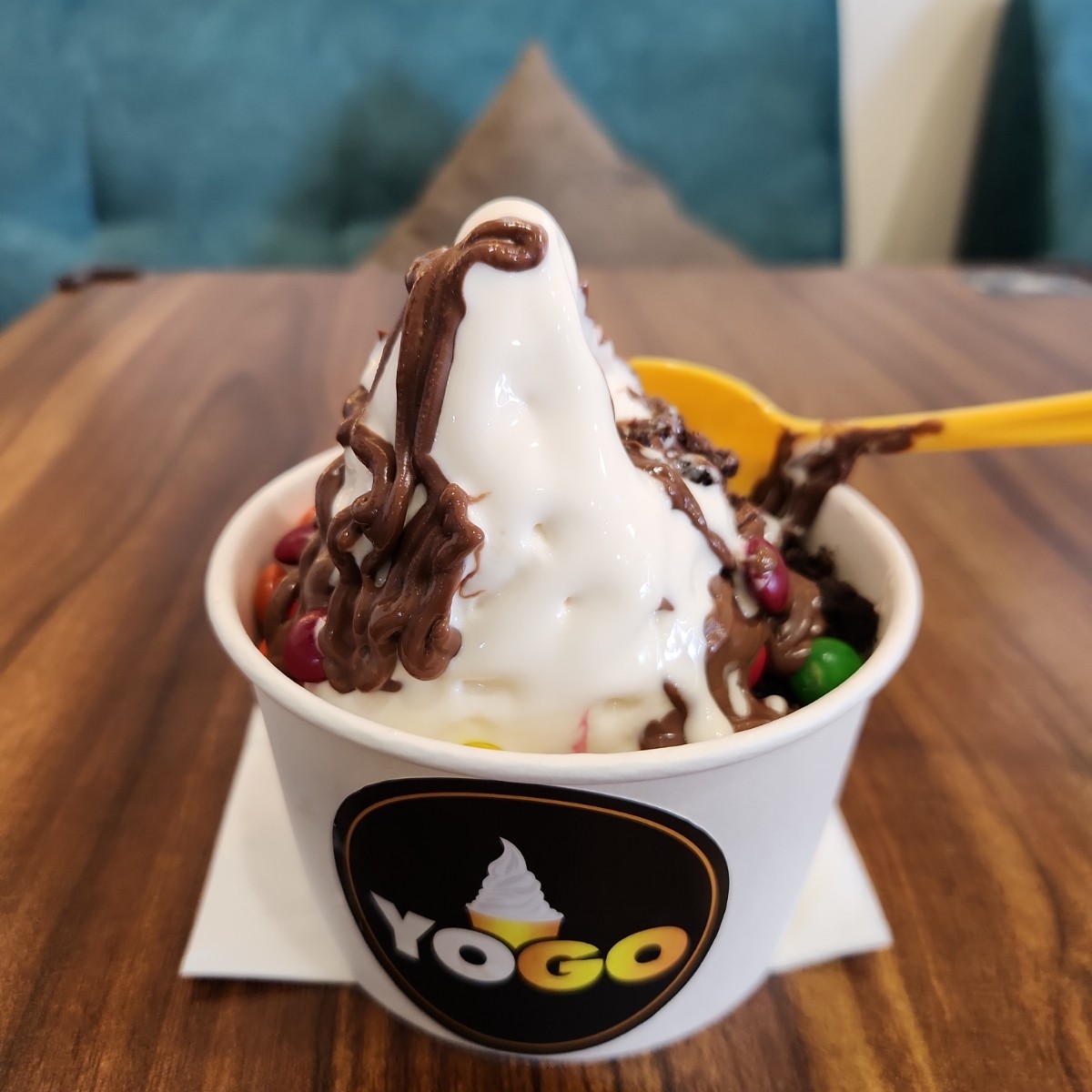 Yogo frozen yogurt store