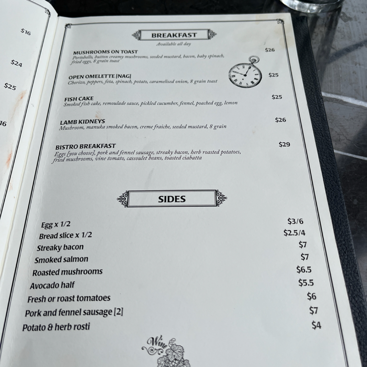 Menus of Cornwall Park Bistro on Fooday - Your Trusted Food Guide App