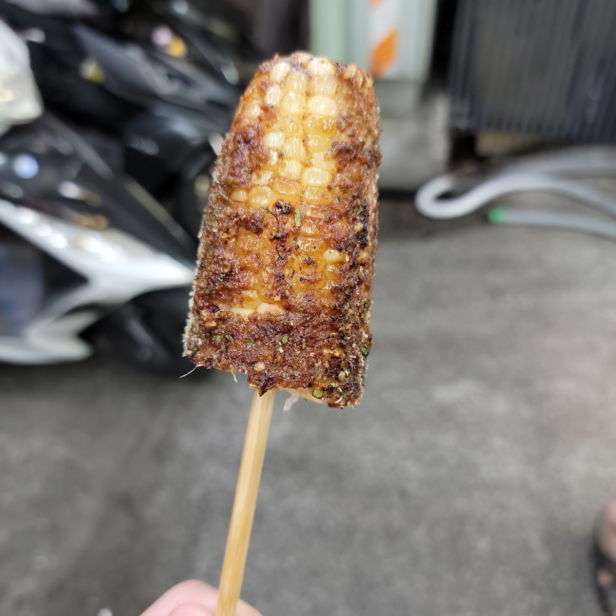 Leo left a review at 炳叔烤玉米 美村南店 | Fooday app • Every review matters