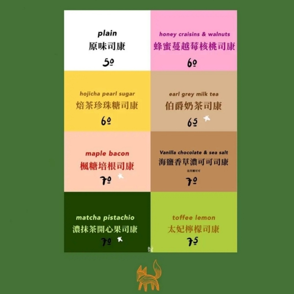 FOX.CONE 的菜單照片在 Fooday 美食社群 | 找餐廳不踩雷，最真實的美食 App